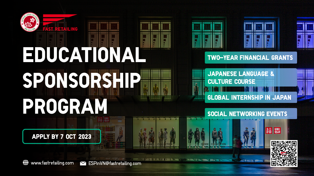 FAST RETAILING EDUCATIONAL SPONSORSHIP PROGRAM – ESP 2023 - Vietnam ...
