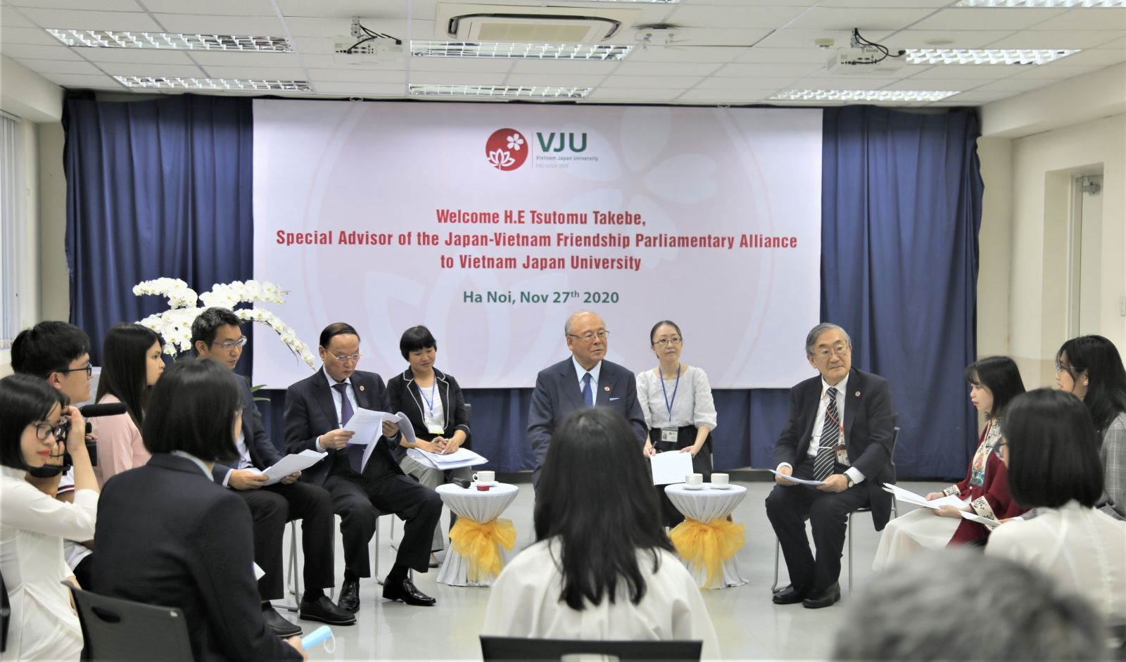 H.E Mr. Tsutomu Takebe – Special Advisor of the Japan-Vietnam ...