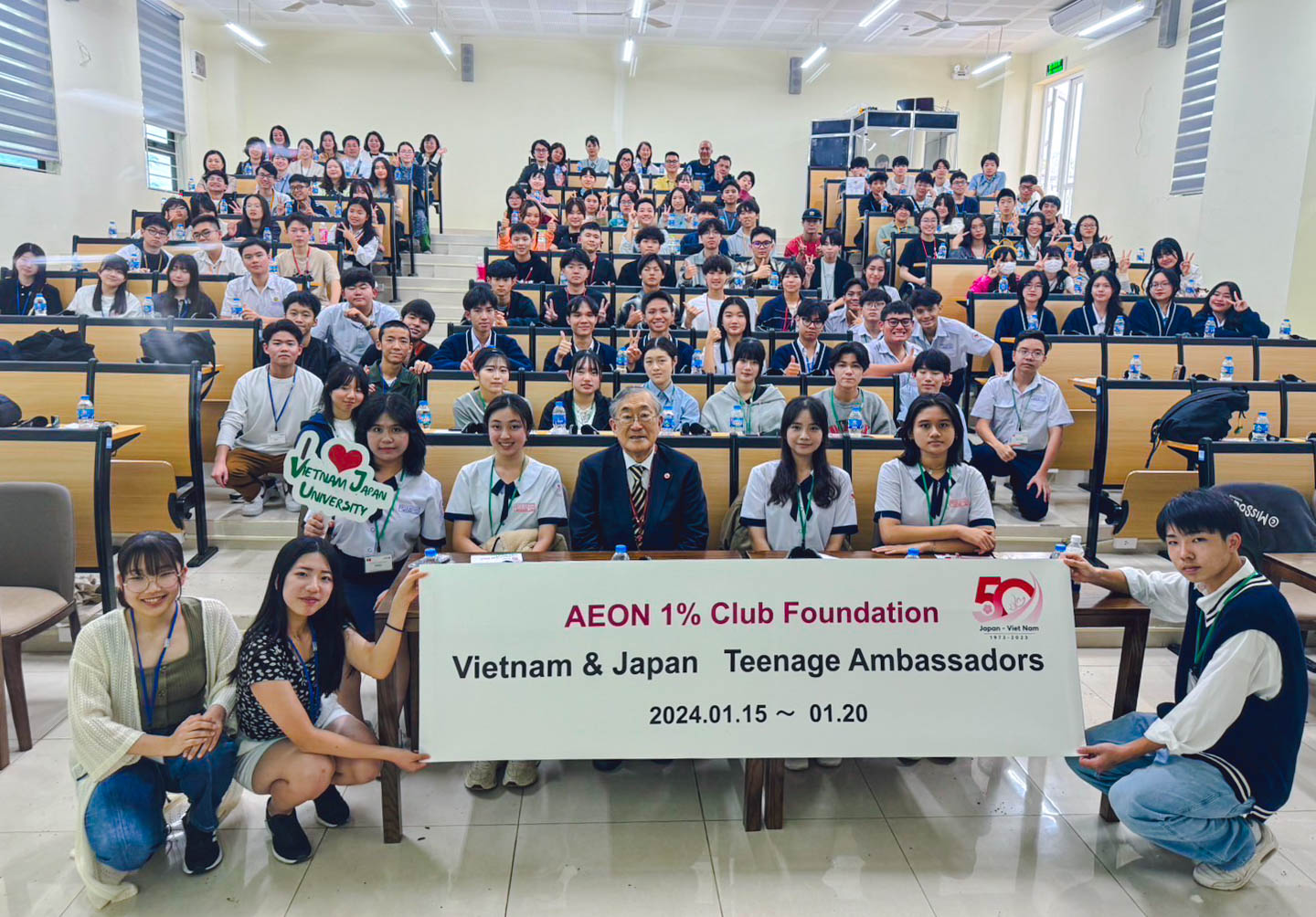 Rector Prof. Furuta Delivers Special Lecture to 100 Vietnamese and Japanese High School Students ...